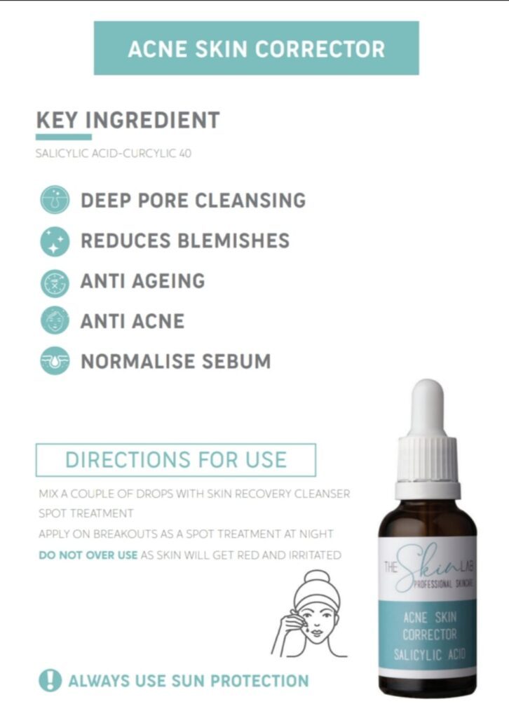 The Skin Lab Acne Skin Corrector (30ml) - Mikay Health