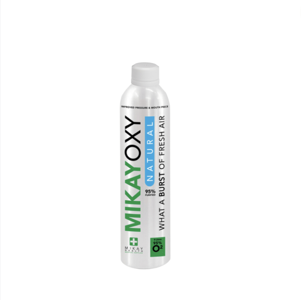 MikayOxy Natural 95% Purified Oxygen 9L Refill (No Mouthpiece) - Mikay ...